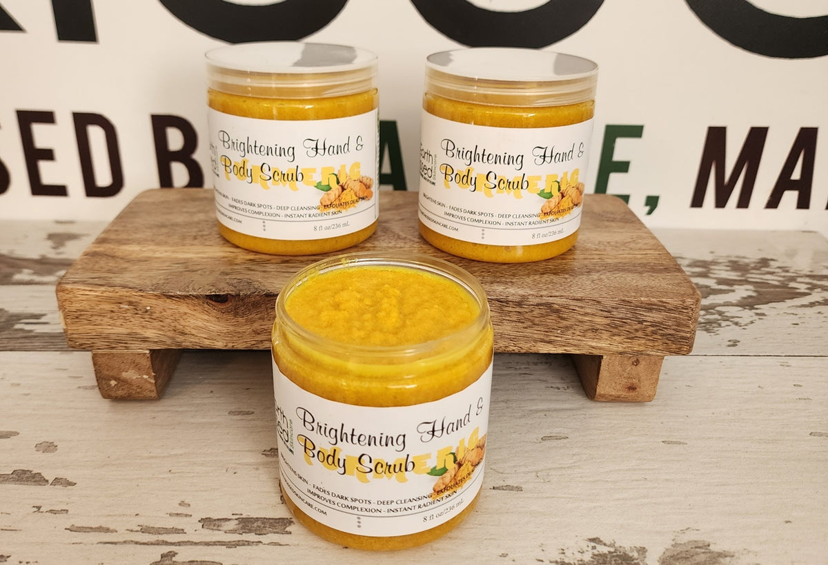 Skin Brightening Hand & Body Scrub – Earth Kissed Skincare